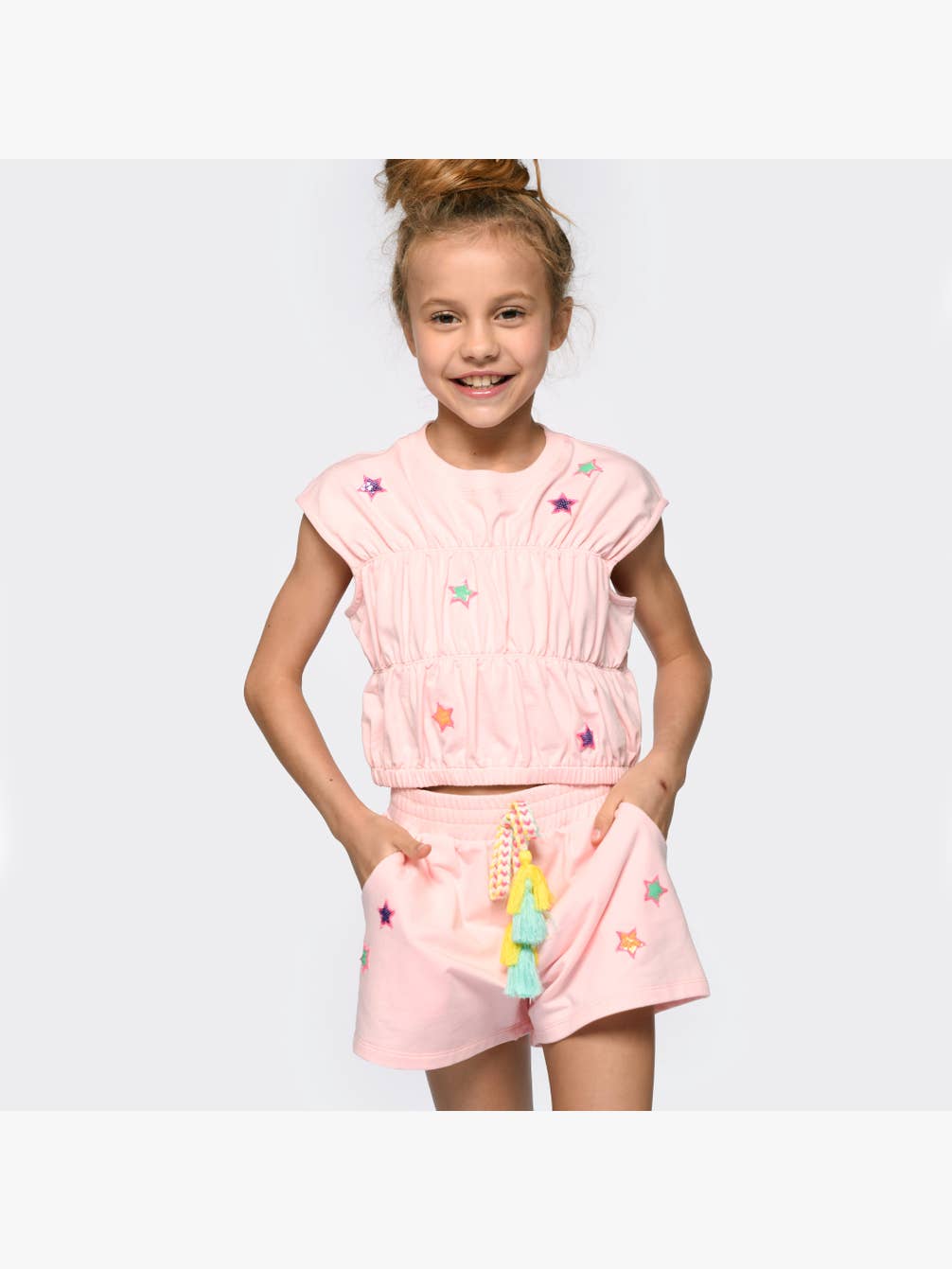 Little Girls I Tween Star Patch Sporty Chic Top – myhannahbanana