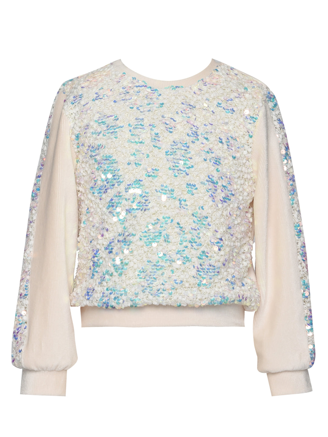 L/S IRIDESCENT SEQUIN TOP – myhannahbanana